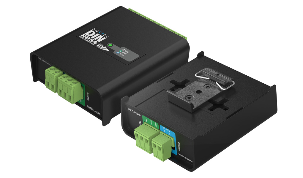 DIN RDS4 Mk2 - the new reliable DMX RDM splitter | ENTTEC : ENTTEC