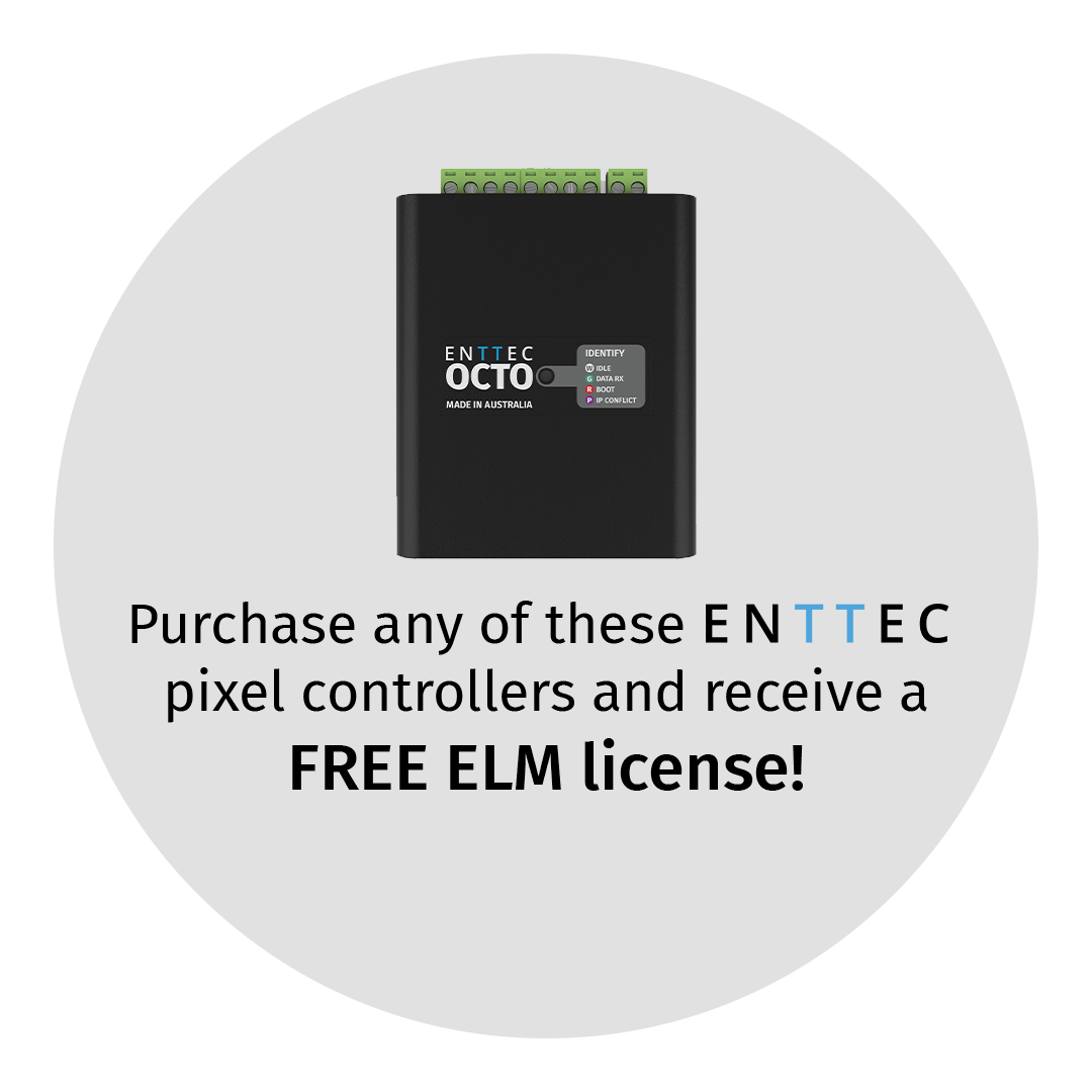 ELM, the award-winning LED pixel mapping software | ENTTEC : ENTTEC